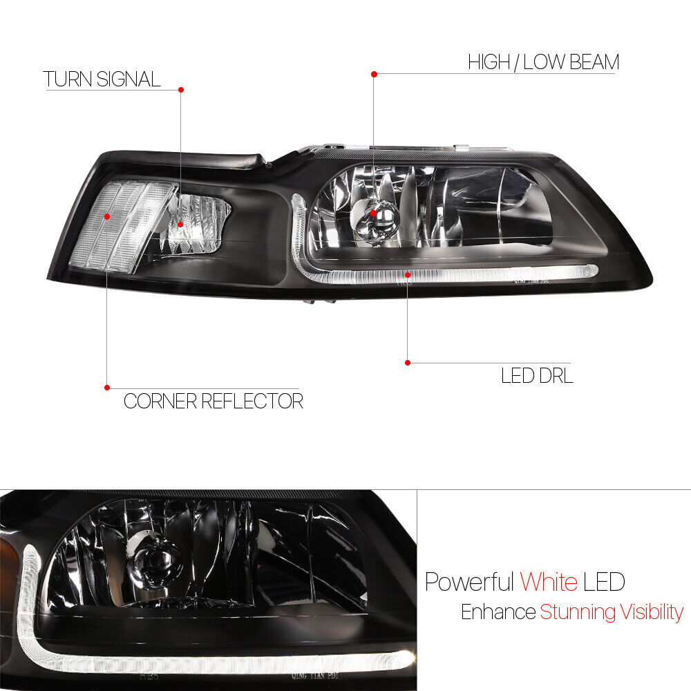 New Edge Mustang Headlights